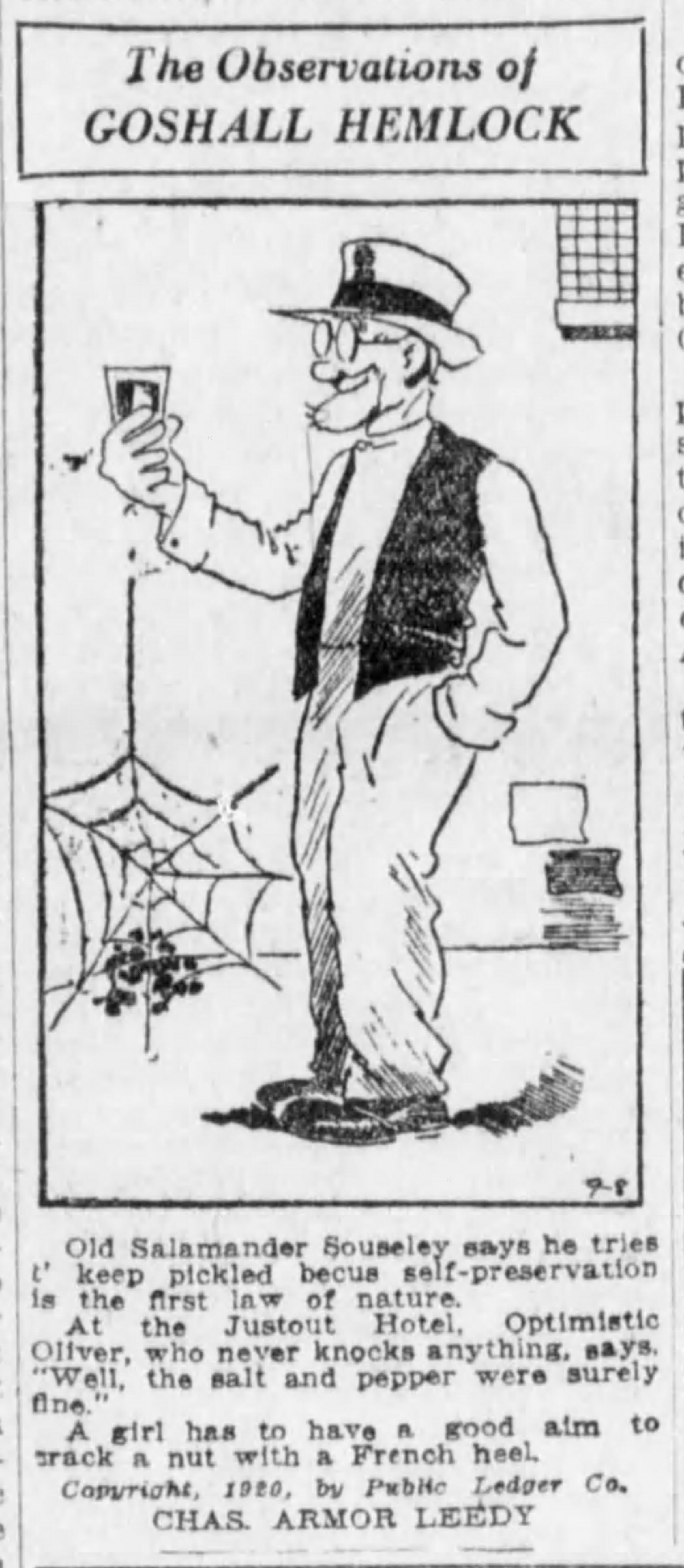 1920 Humor – DAVE DOES HISTORY