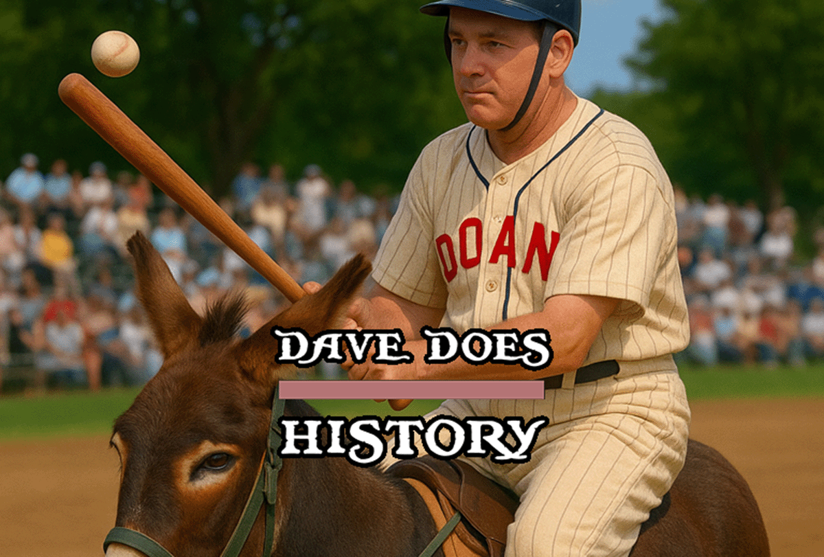 When The Game Went to the Donkeys – DAVE DOES HISTORY