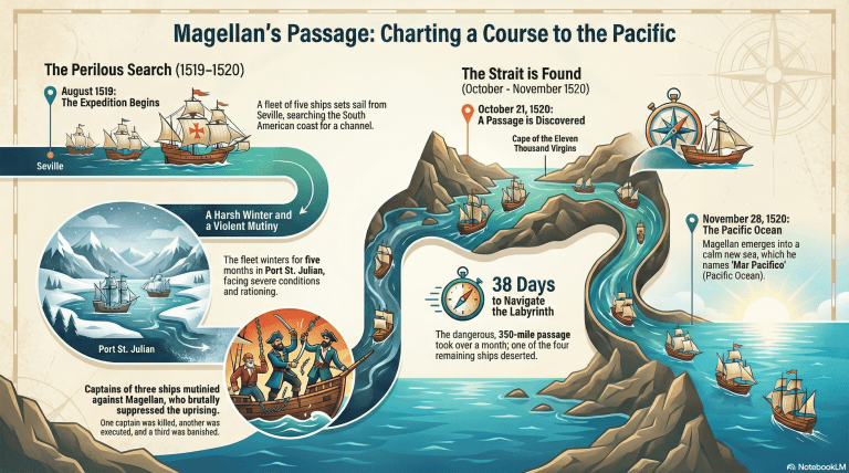 Reaching the Pacific – The Straights of Magellan – DAVE DOES HISTORY